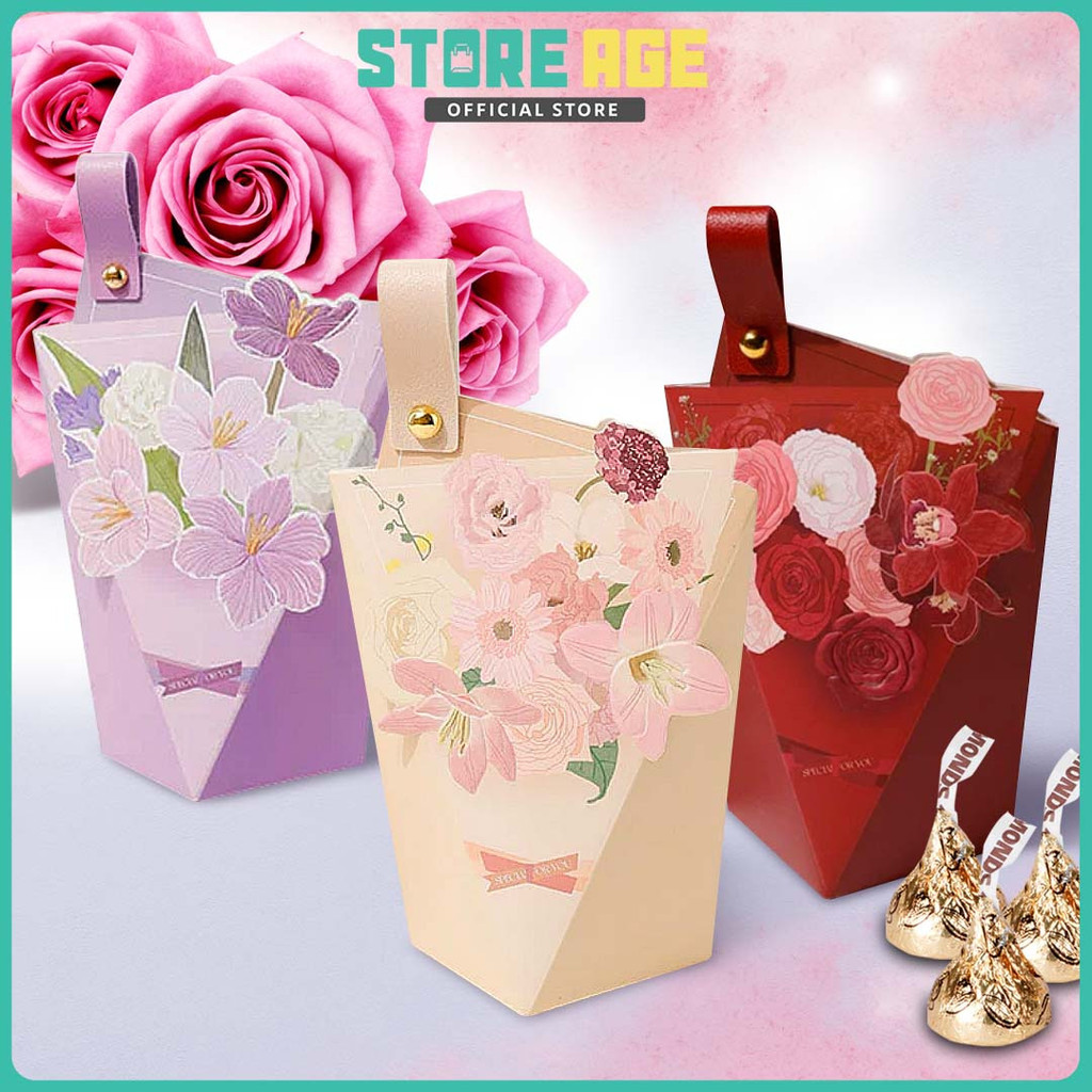 Store Age [50pcs] Luxury Handle Gift Bag | Favour Goodies Gift Souvenir ...