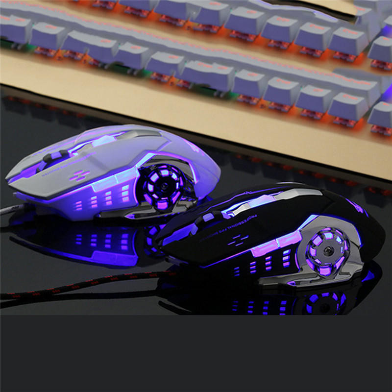 Macro Definition Customizable Gaming Mouse With 3200dpi For Chicken ...
