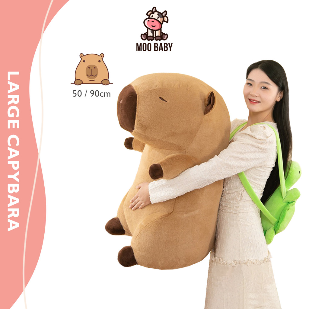 Moo Baby Capybara Plush Capybara 90cm Capybara Big Stuffed Animal ...