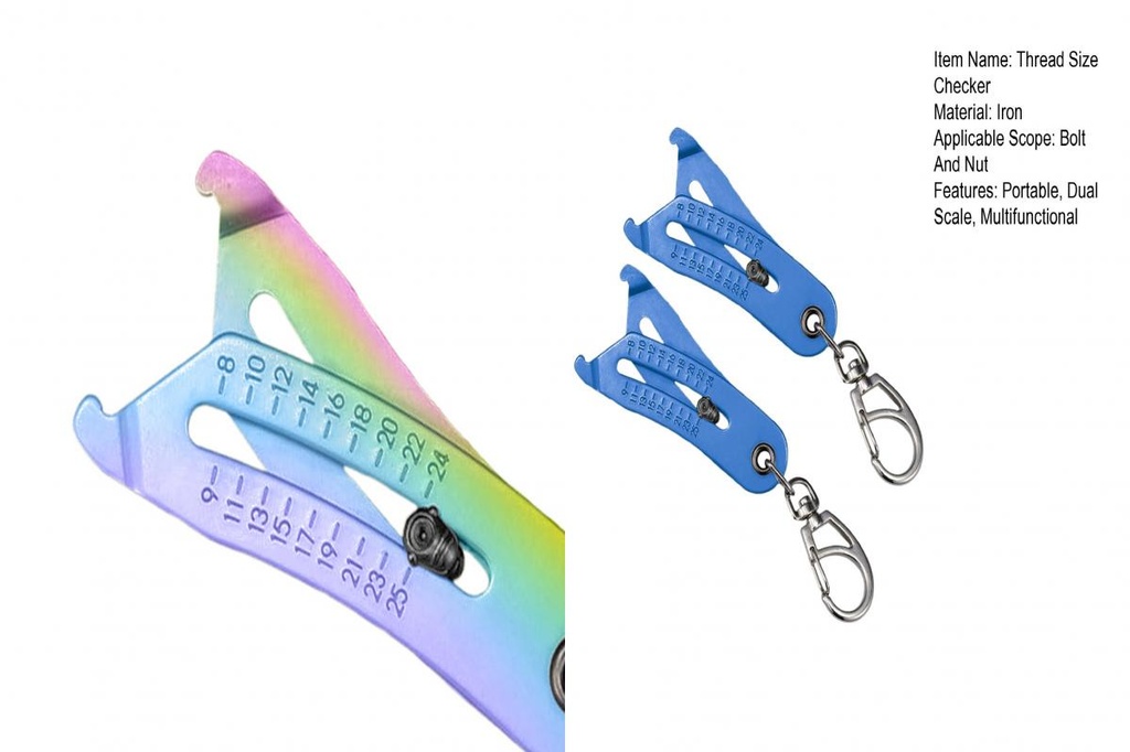RC~ Metric and Measurements Tool Versatile Dual Scale Keychain Tool ...