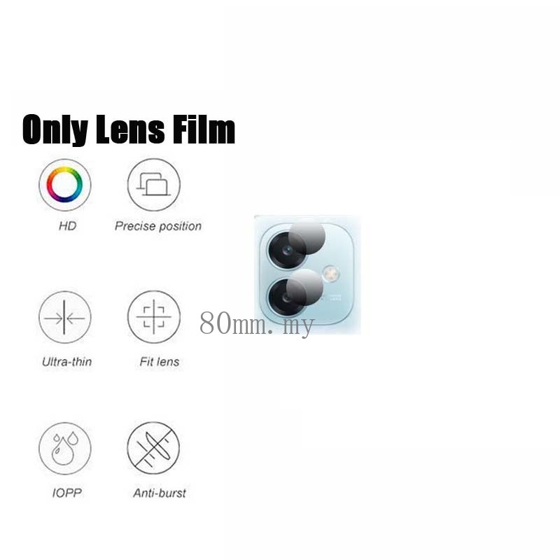 3 in 1 Tempered Glass for OPPO A3x Screen Protector for OPPO A3x A3 Pro ...