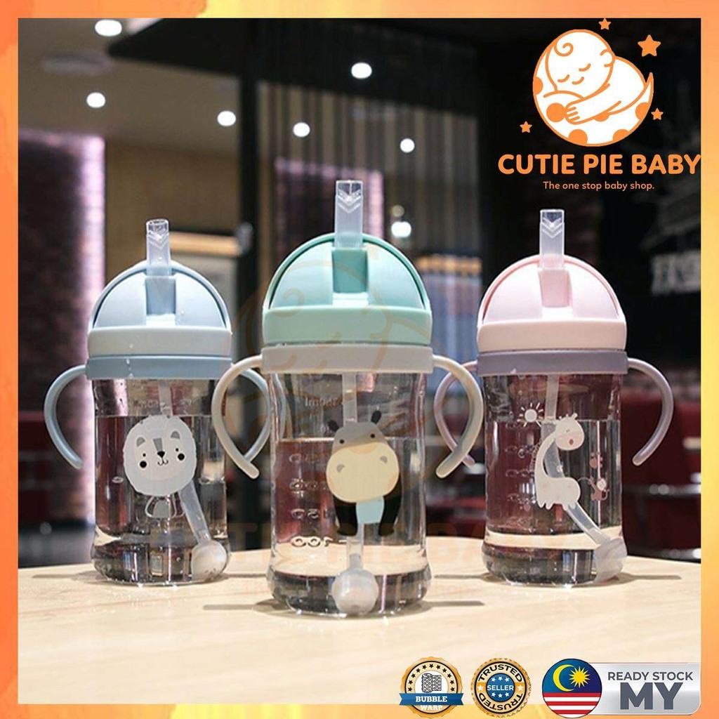(250ml/350ML) Baby Water Bottle Learning Cup Non-spill Training Cup ...