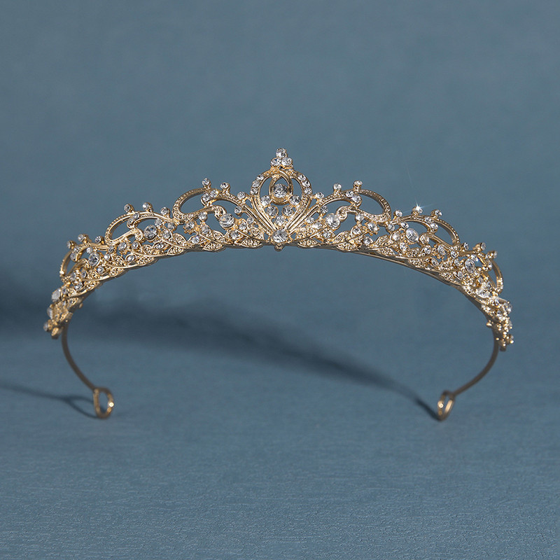 Bridal Prom Debut Wedding Crown Tiara Headband Pageant with Rhinestones ...