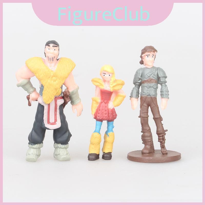 Pcs Colorful 12 How To Train Your Dragon Action Figures Hiccup Astrid ...
