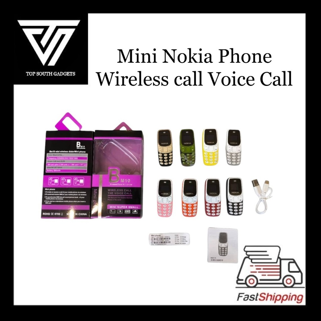 BM10 Pocket Tiny Mini Mobile Call Phone Keypad GSM Dual SIM Bluetooth ...