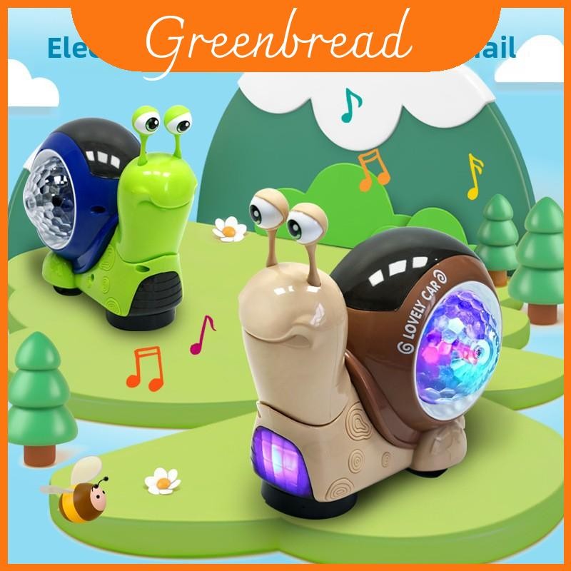 Interactive Smart Kids Snail Toy With Sound And Light Effects ...