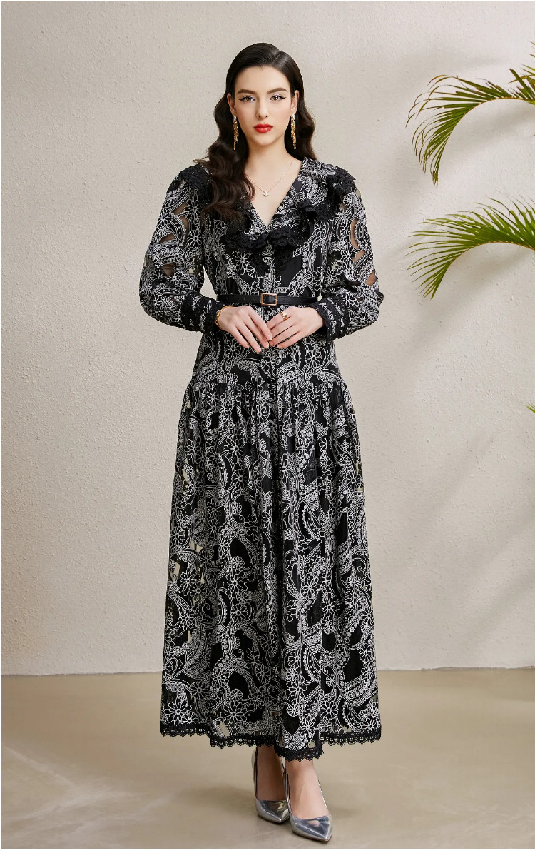Han Queen Maxi Dress - Elegant Lace for Work & Parties | Shopee Malaysia