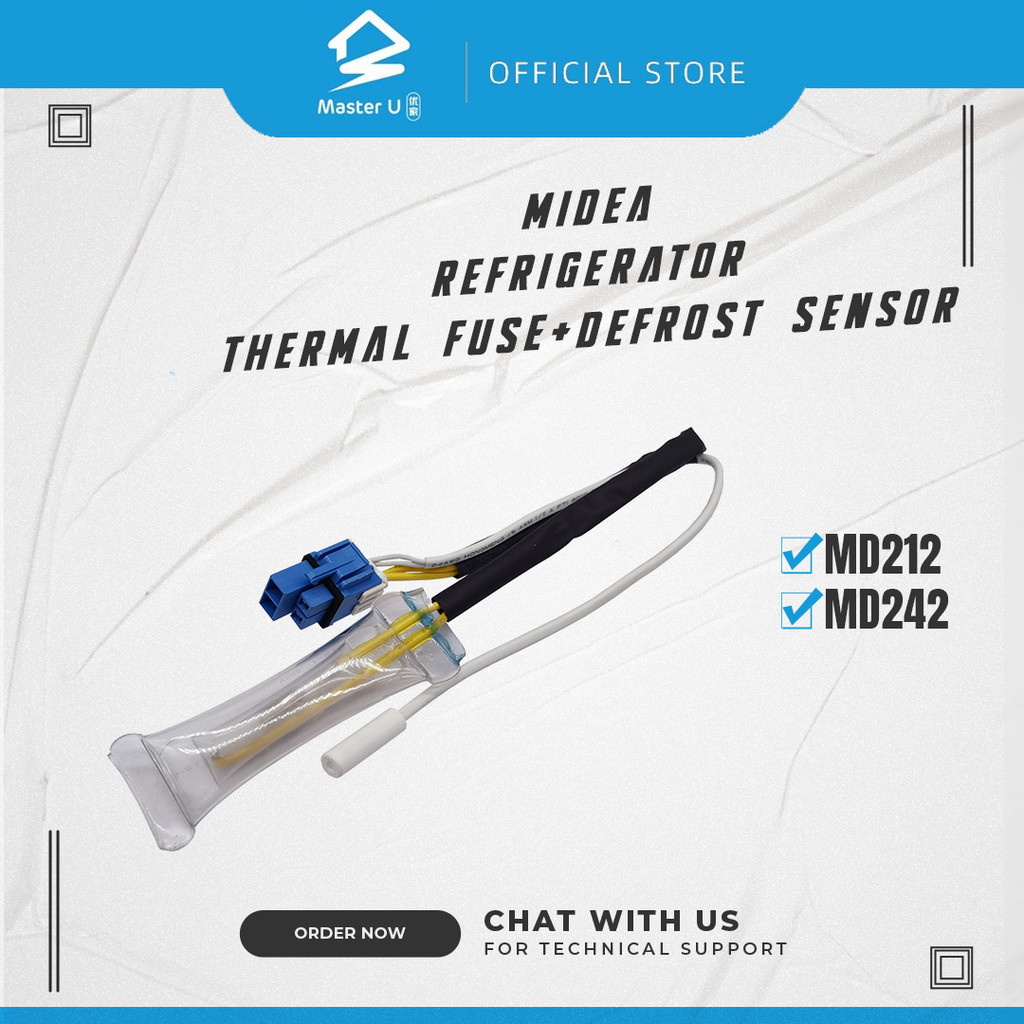 MIDEA ORIGINAL THERMAL FUSE + DEFROST SENSOR | Shopee Malaysia