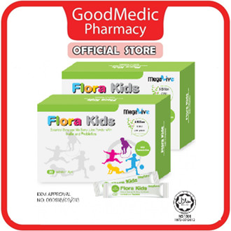 MegaLive Flora Kids (2x30s) USA Formulation with 6 Billion CFU ...