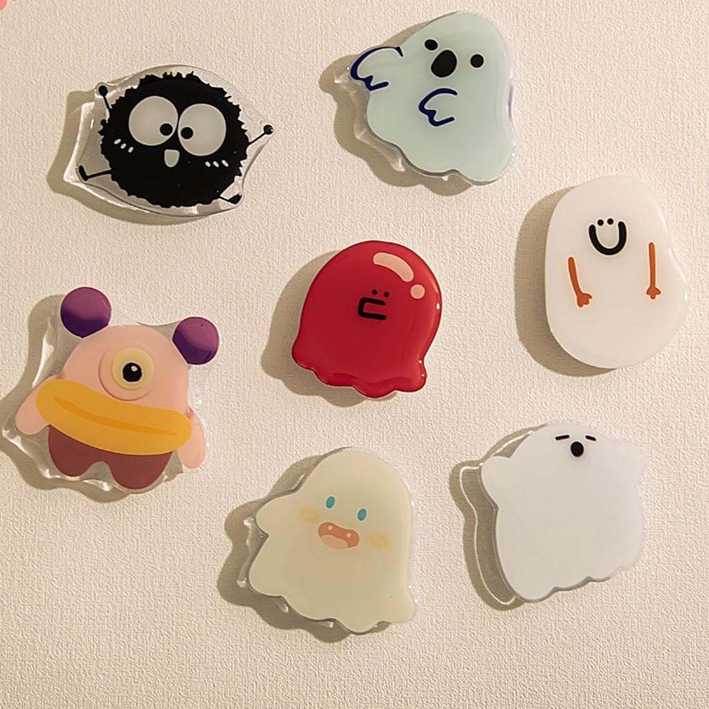 Universal Phone Stand Funny Cartoon Monster Ghost No Face Man Pattern ...