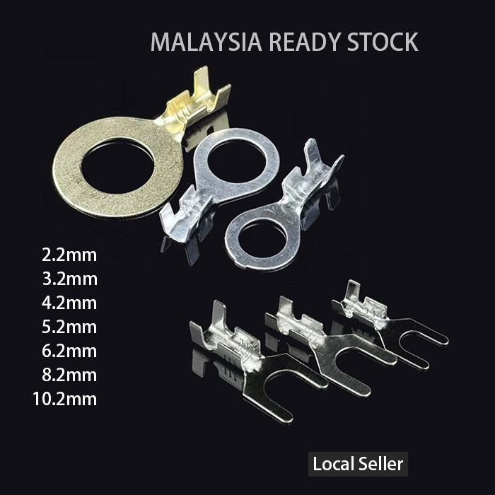 Y Fork O Ring Terminal Block Bare cold-pressed Terminal Lug Grounding ...
