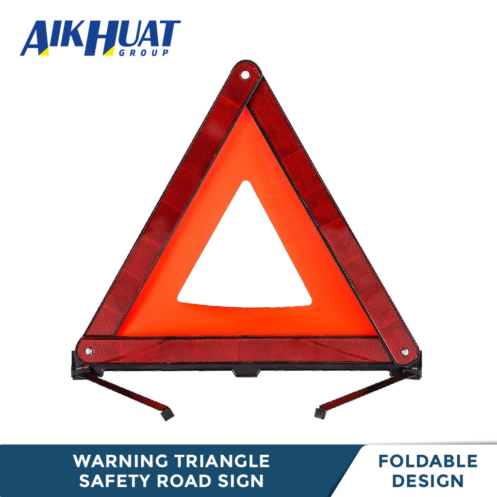 Car Warning Sign Emergency Safety Stop Sign Hazard Road Warning ...
