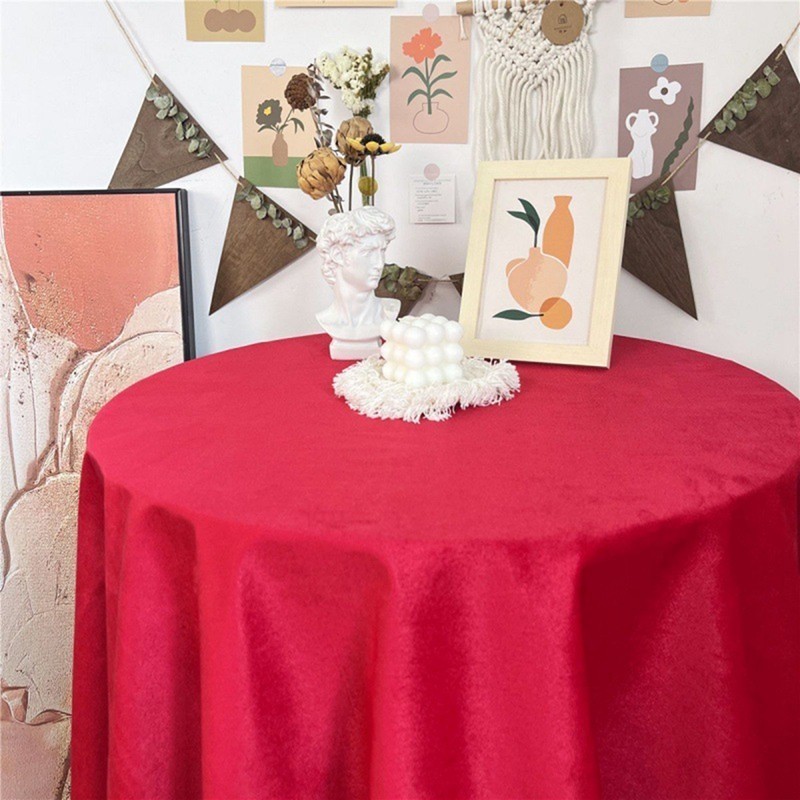 新年裝飾2025 Spring Festival Tablecloth New Year Red Table Mat Photo Props ...