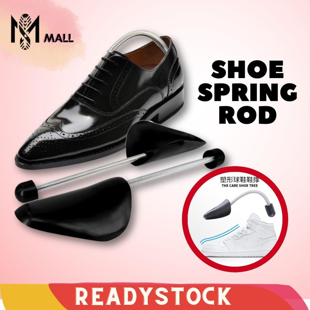 SM Shoes Spring Plastic Adjustable Rod & Spring Rod Shoe / Sneaker Tree ...