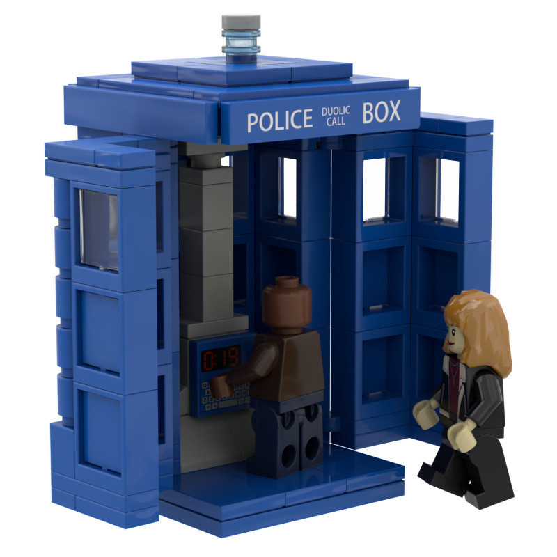 Vibrant Who Doctor Tardis Model Building Kit For Fostering Imagination ...