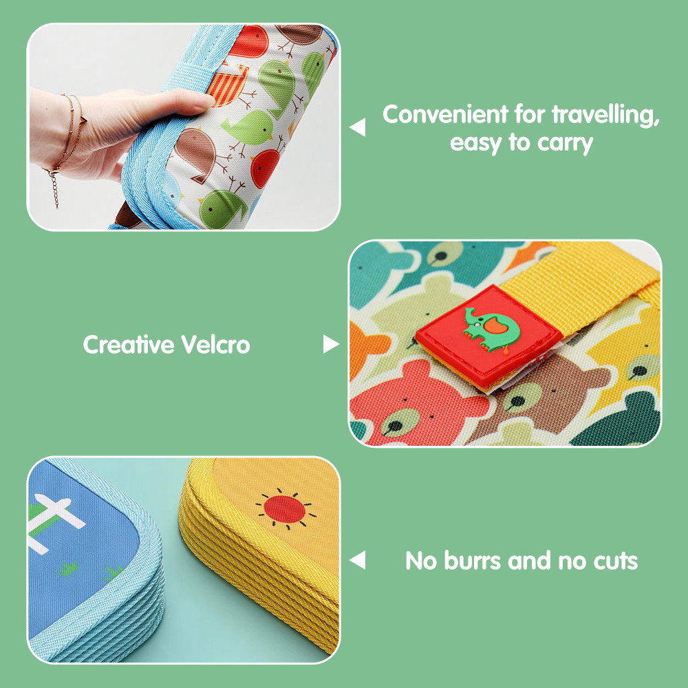 BEVAVAR 10Pages Kids Erasable Doodle Coloring Book Portable Reusable ...