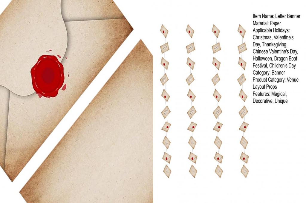 Magical Acceptance Letter Banner Party Decorations Magical Floating ...