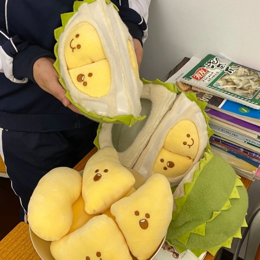 Fun Durian Doll Cute Fruit Pillow Cute Durian Plush Toy Decompression ...