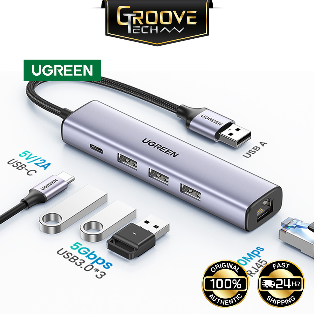 UGREEN USB Ethernet Adapter 1000Mbps USB3.0 Ethernet HUB USB Laptop ...