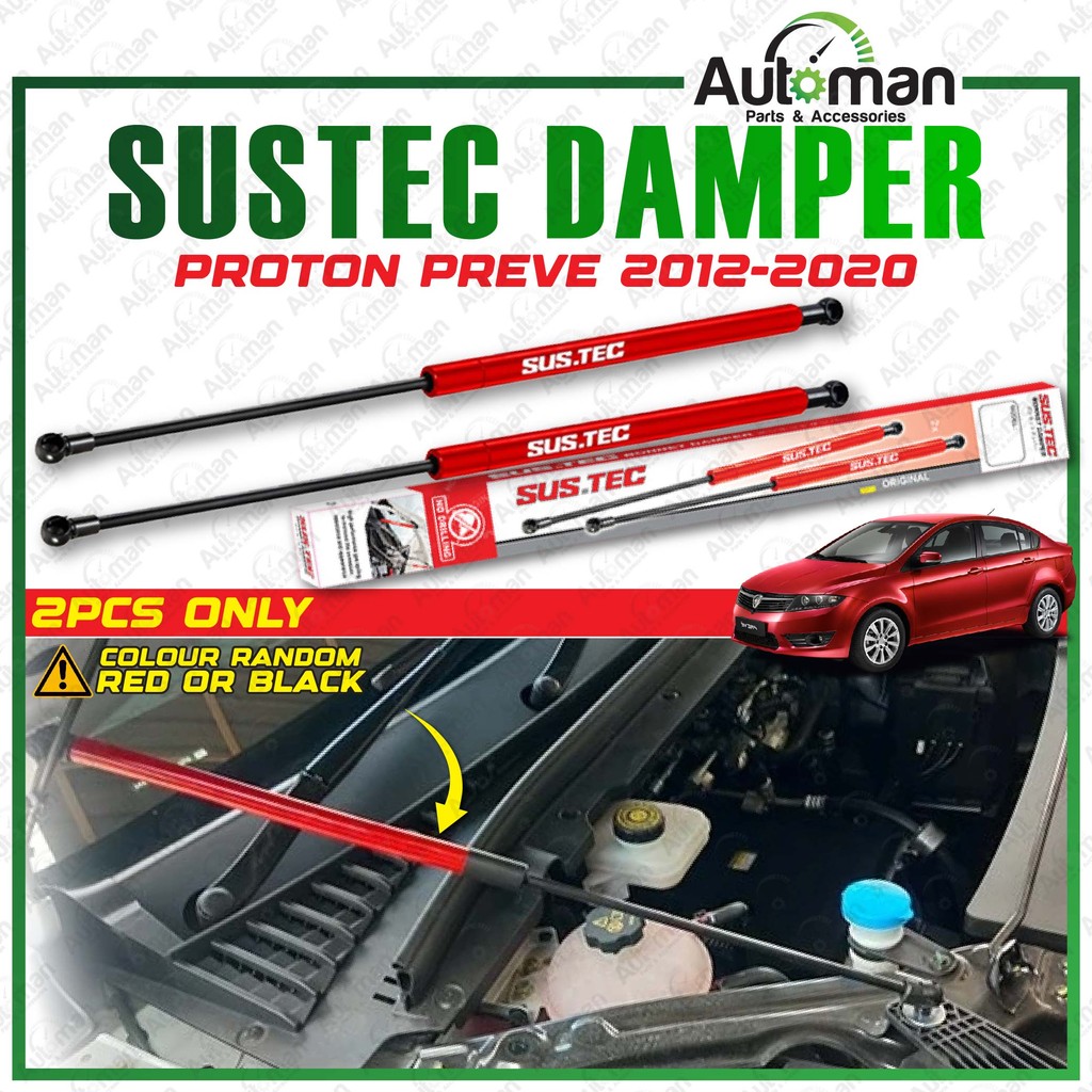 Proton Preve Suprima S Sustec Front Hood Damper Bonnet Gas Lifter TWIN ...