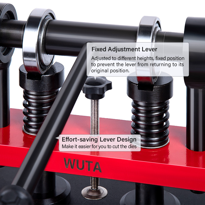 WUTA Leather Cutting Machine Manual Die Cutter Embossing Shaping Tools ...