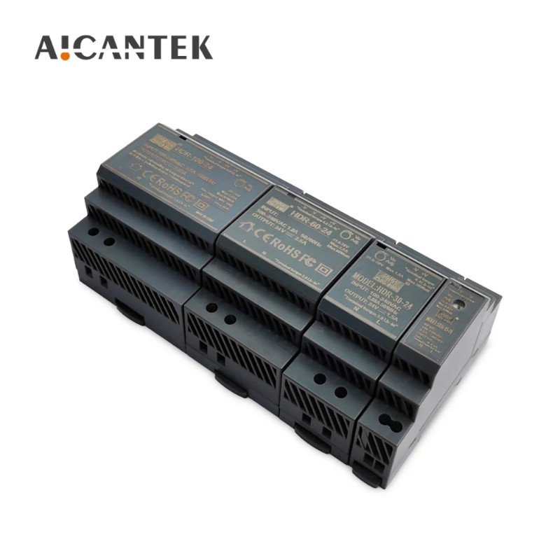 HDR DIN Rail Power Supply 12V 24V HDR-15 HDR-30 HDR-60 HDR-100 HDR-150 ...