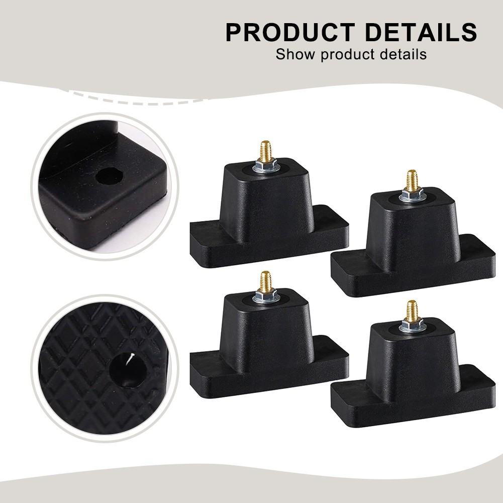 4 Pack Rubber Vibration Isolator Anti-Vibration Air Conditioner Mounting Bracket | Shopee Malaysia