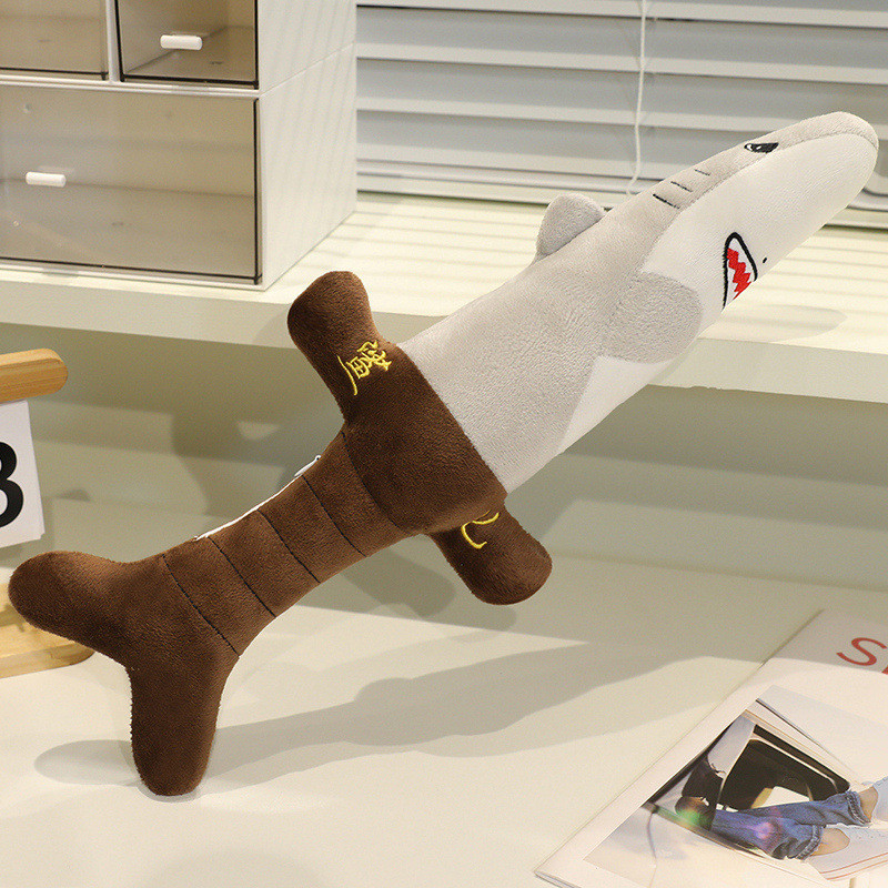 Shark Sword Soft Plushie With Creative Design For And Gift Collectors ...
