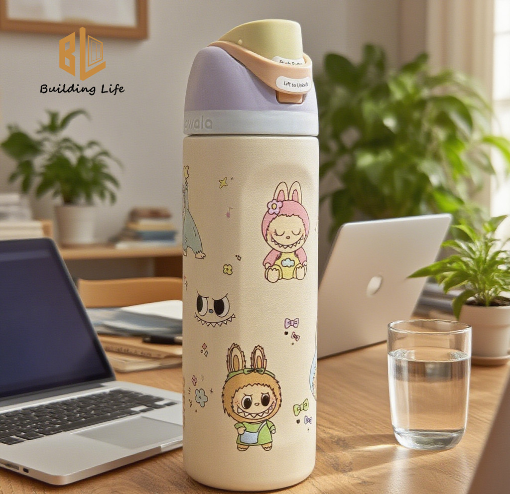Owala Labubu Cup 16oz 24oz 32oz Double Vacuum Thermos Freesip Outdoor ...