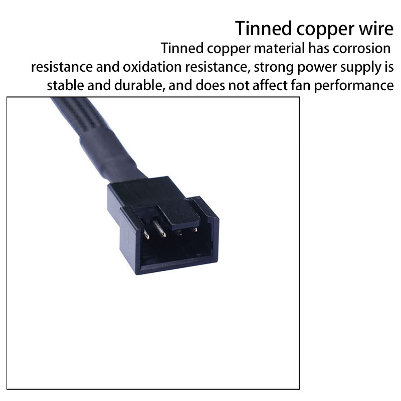 4 Pin Fan Extension Power Cable PWM Fan Motherboard Connector PWM ...