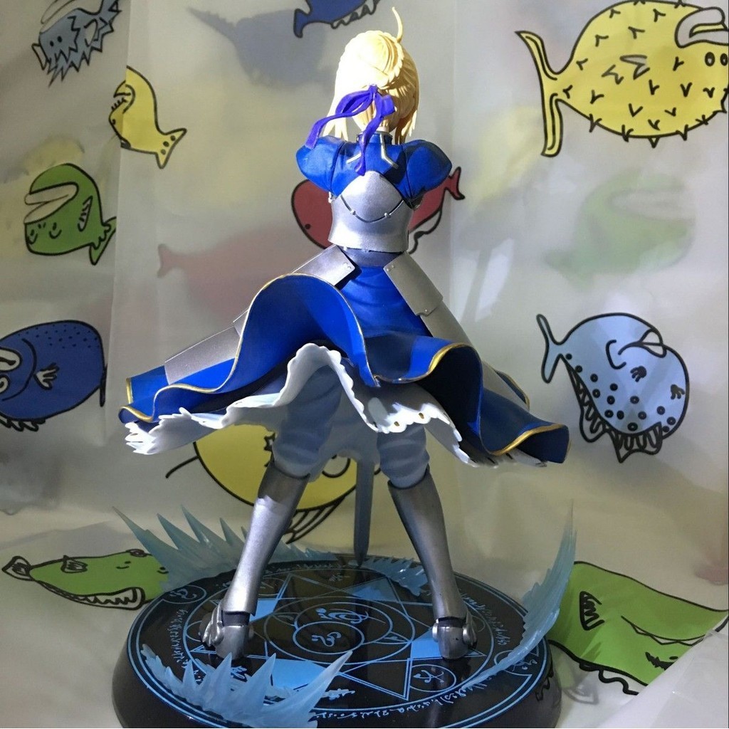 23cm Anime MF Fate/stay night UBW saber Figure Model gift塞巴 手办 | Shopee ...