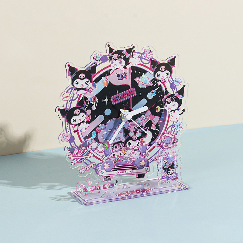 Acrylic Pendulum Clock Crayon Shin Chan Clock Fashion Cartoon Desktop ...