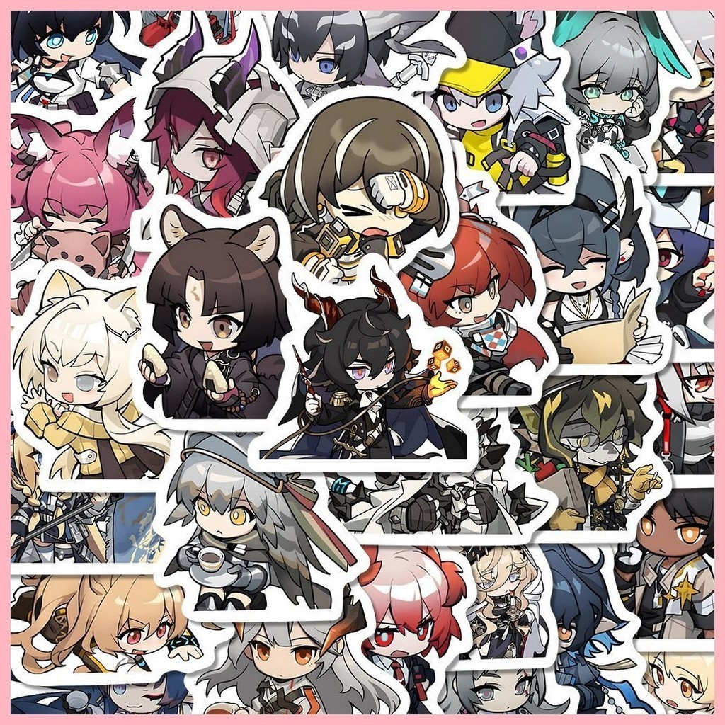 [GUYN] Stickers Arknights (108 Sheets) Muelsyse Hot-selling Q Version ...