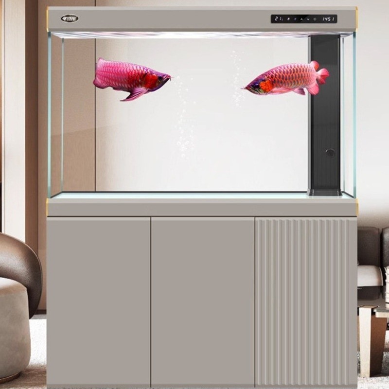 Fish Set Tank Hanba Fish Living Room New Ultra White Glass Large ...