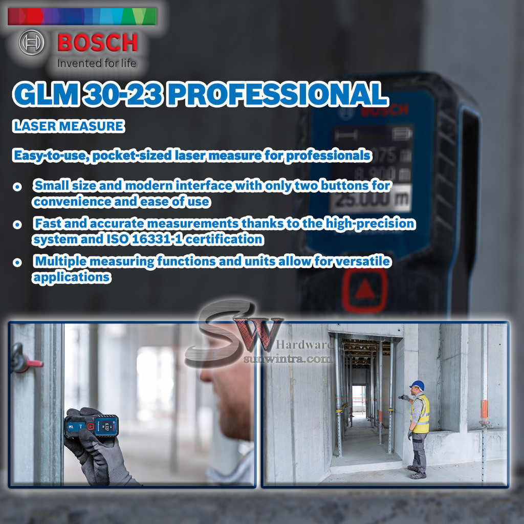 Bosch GLM30-23 Laser Measure Professional GLM 30-23 | Shopee Malaysia