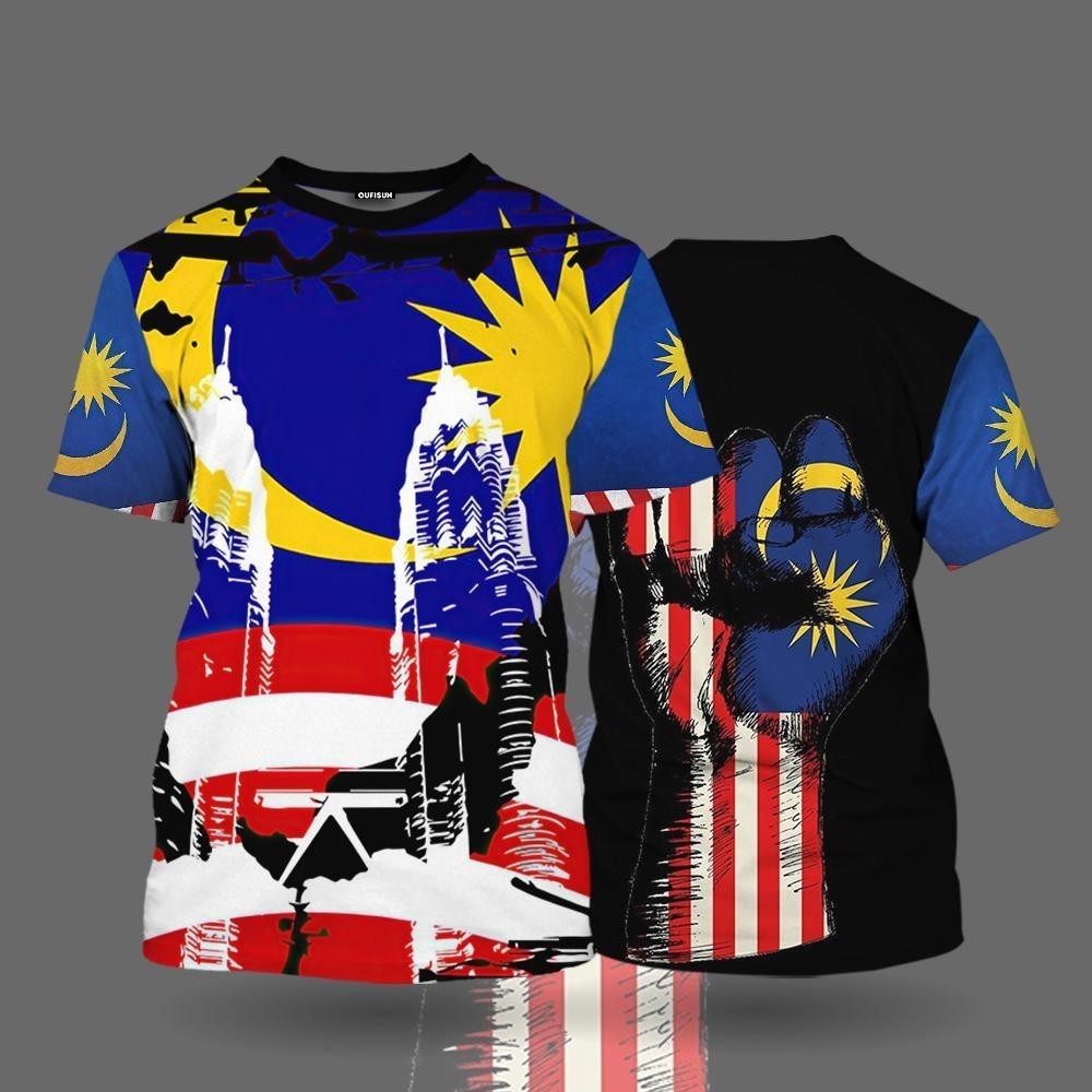2024 Baju Merdeka Malaysia Axellent Hari Kemerdekaan Merdeka Tshirt ...