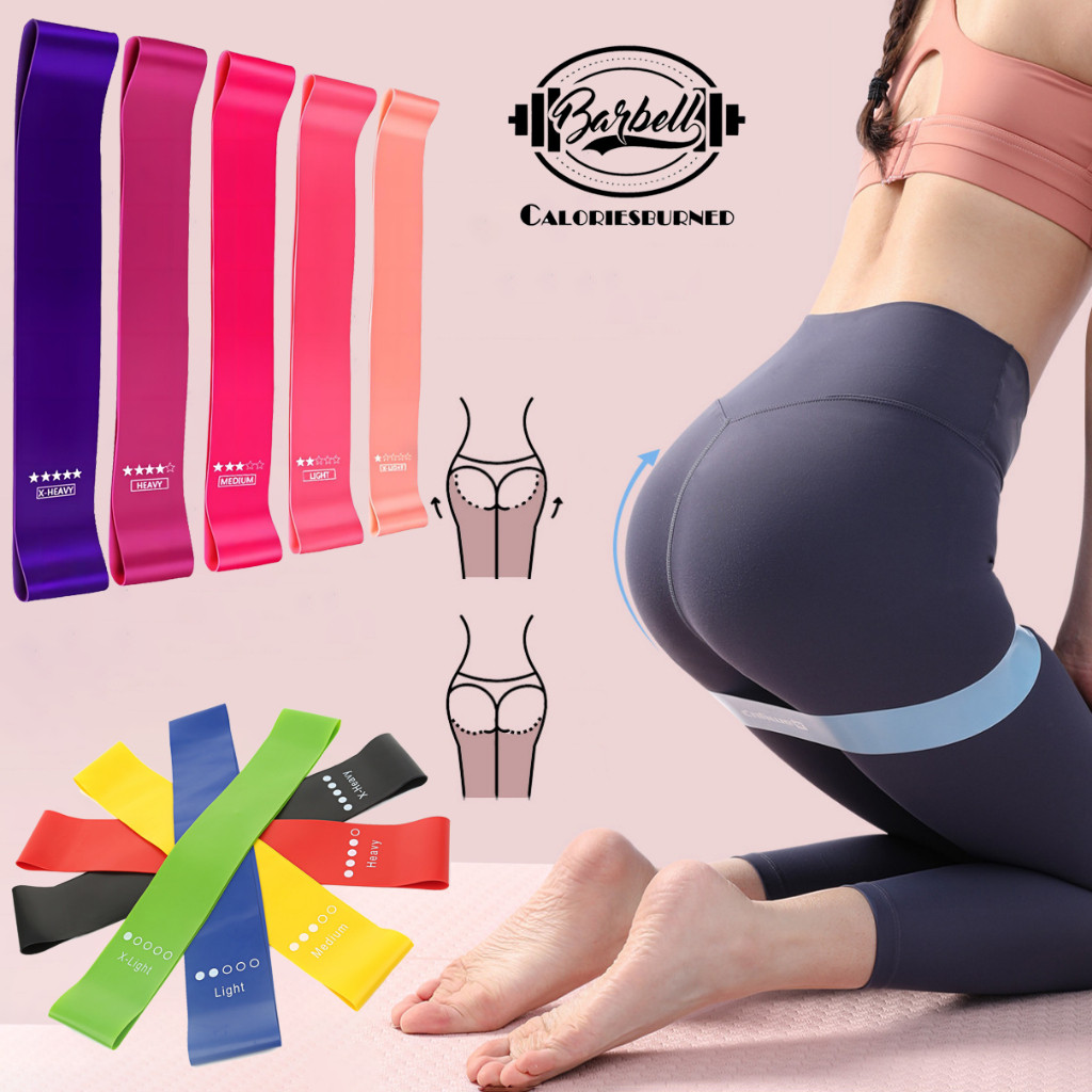 Unisex Booty Band Hip Circle Loop Resistance Band Workout Exercise for ...