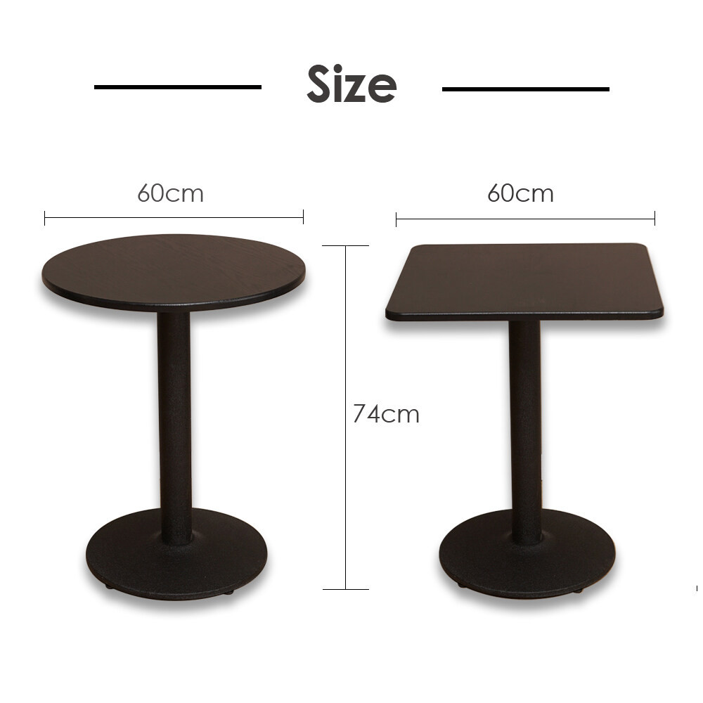 MAXEKO 🕊HP035 Northern Style Coffee Table Café Table Office Discussion Table (Round/Square ...