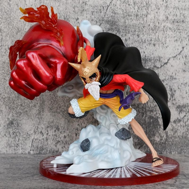 Luffy Red Roc model is a super giant Red fist with 2 changeable heads ...
