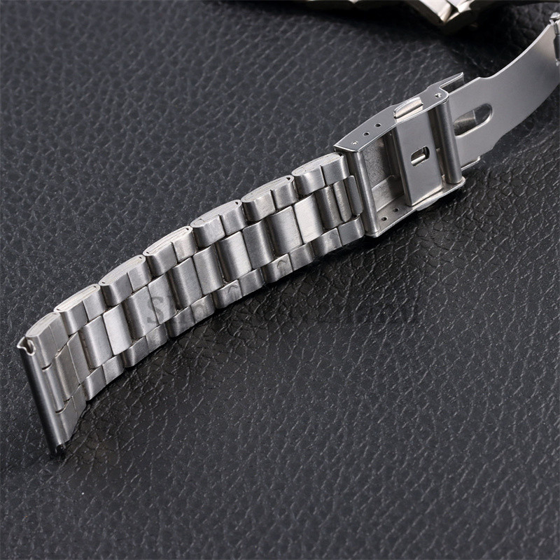 20mm 22mm Stainless Steel Watch Strap for Seiko Diving 3-Bead Metal ...