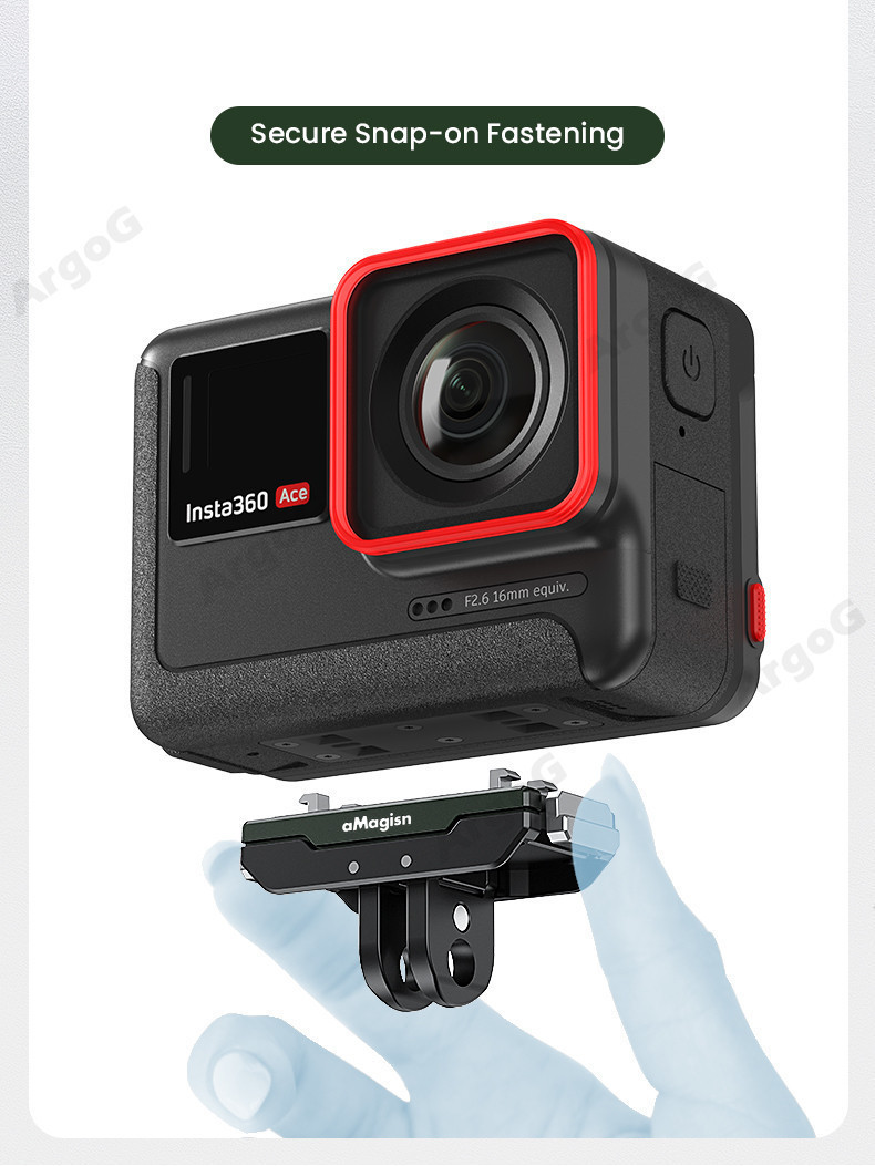 aMagisn Quick Release Mount for Insta360 Ace Pro 2 / X5 Aluminum Alloy ...