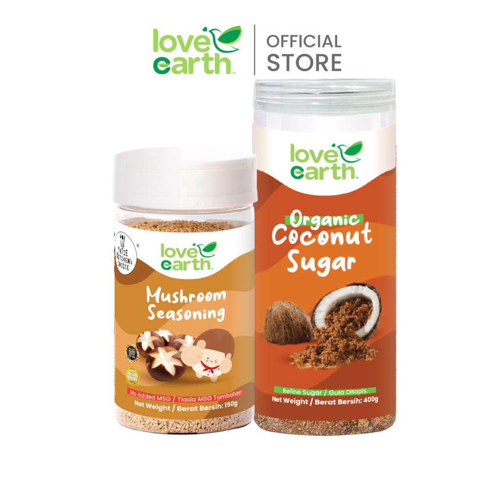 Love Earth Mix & Match (Mushroom Seasoning + Coconut Sugar) | Shopee ...