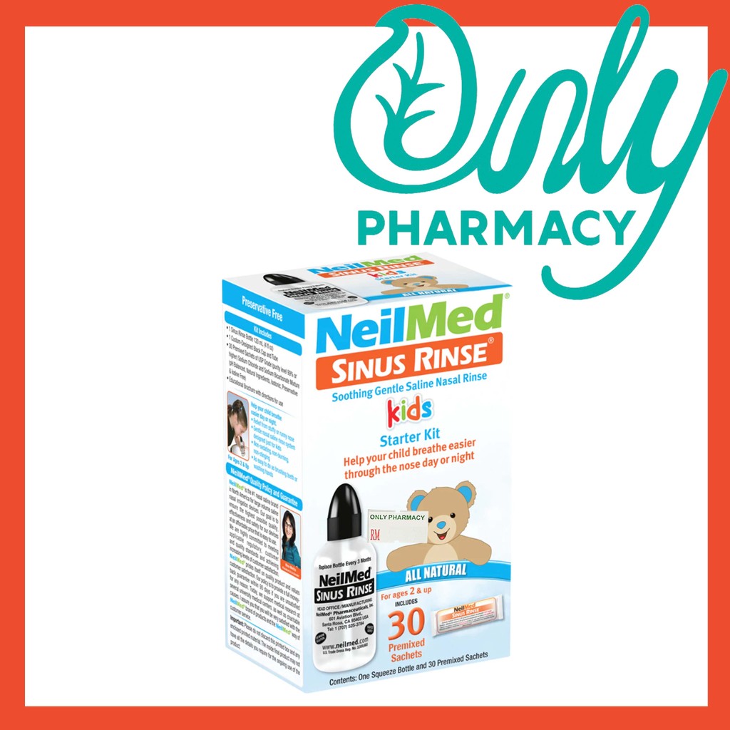 NeilMed Sinus Rinse Kids 30 sachets/box Neil Med Neilmed | Shopee Malaysia