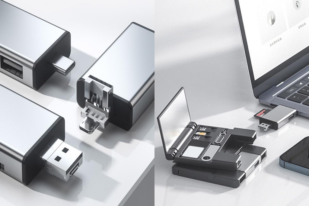 [calcutta] Sd Card Reader Easy Access Card Reader Portable Multi-function Card Reader Storage ...