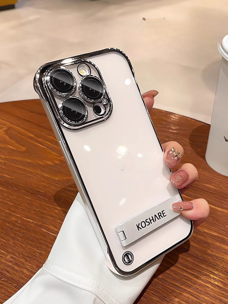 With Metal Holder Stand Frameless Phone Case For Oneplus 9 8 7 7T Pro ...