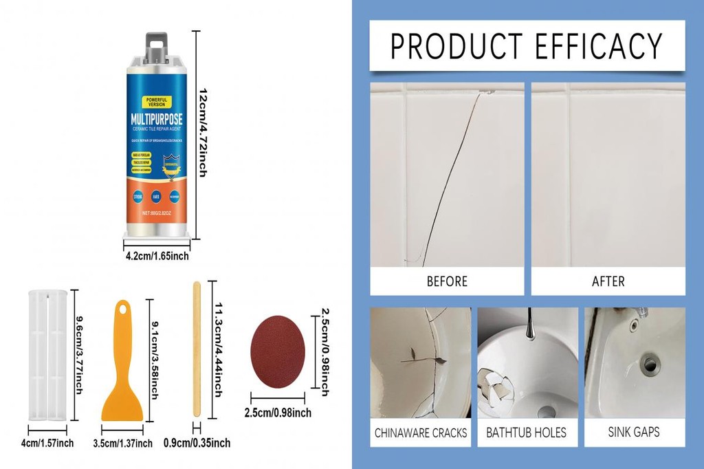 Waterproof Tile Repair Kit Epoxy Tile Repair Kit Waterproof Tile Grout ...