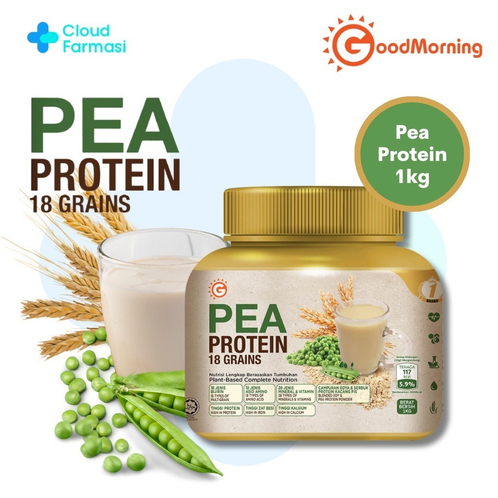 [Cloud Farmasi] Good Morning Pea Protein Plant-Based Complete Nutrition ...