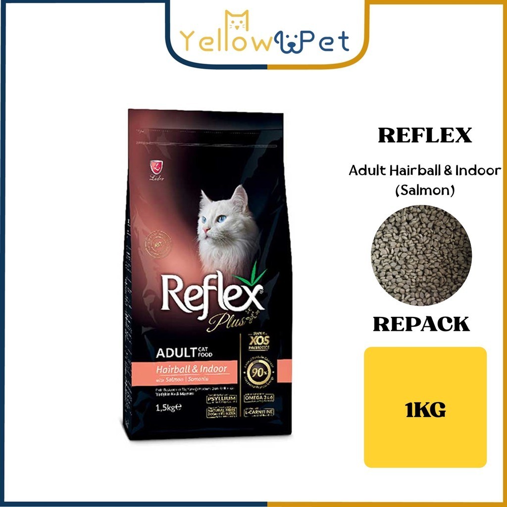 Reflex Cat Dry Food Adult Hairball & Indoor 1kg (Repack) | Shopee Malaysia