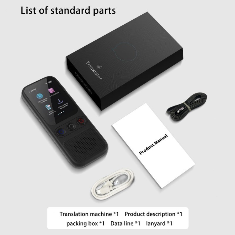 S80 Language AI Translator Device with 138 Languages Voice Translating ...