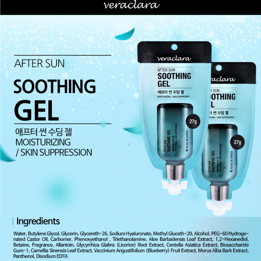 Veraclara Collagen Wrinkle Care 27g + Veraclara After Sun Soothing Gel ...